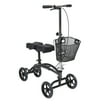 Roscoe Medical Orthopedic Knee Scooter with Basket, Padded Seat, Foot ...
