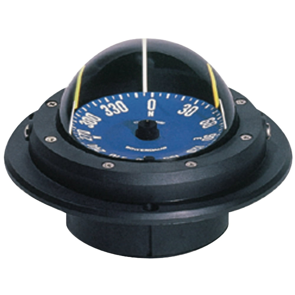Ritchie RU-90 Voyager Racing Boat Compass with No Light & Flush 4-1/8 ...