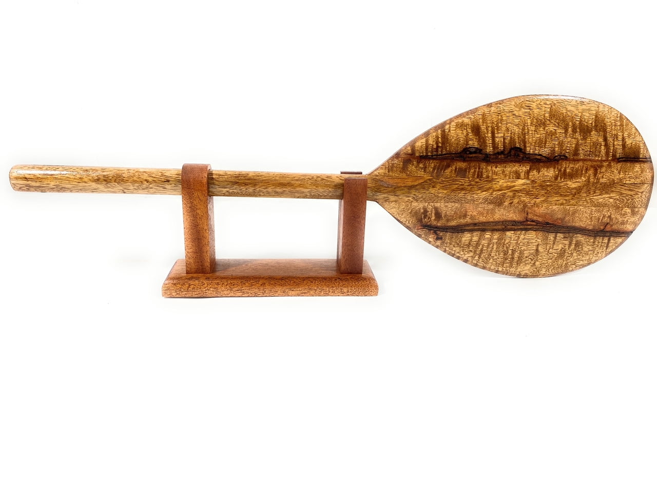 Blonde Curly Koa paddle 24 inch w/ stand - Desktop Home Office Decor ...