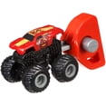Hot Wheels Mini Monster Jam Trucks, Mighty Minis with Launcher and ...