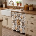 Blossoms Cabinet Curtains for Kitchen 35"W x 35"L, Rustic Bobo Ethnic ...