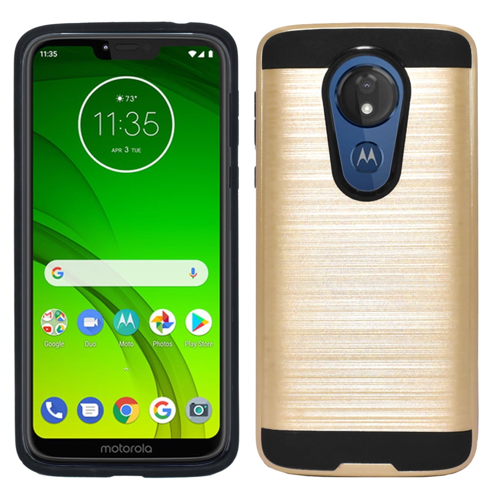 Motorola Moto G7 Power / XT1955 / Supra Dual layer Metal Brushed ...