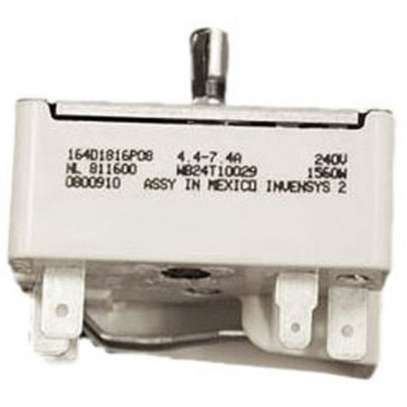 GE WB24T10029 Burner Infinite Switch for Stove - Walmart.com