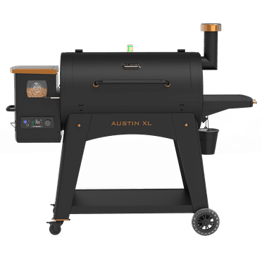 Pit Boss Lexington Onyx Edition - 500 Sq in Wood Fired Pellet Grill and ...