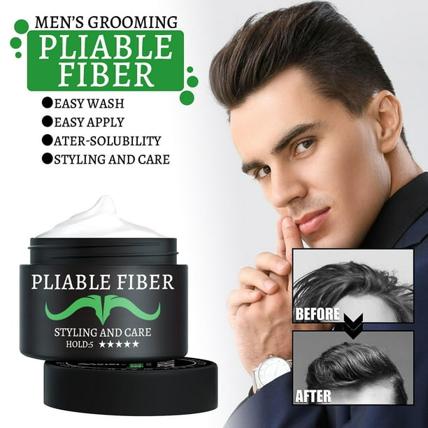 Hair Styling Cream Pliable Fiber For Men,long-lasting Hold For Short ...