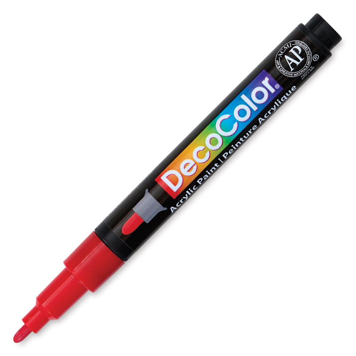 Decocolor Acrylic Paint Marker - Red, Fine - Walmart.com
