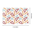 Bathroom Rugs Non Slip Washable - colorful Math ruler Print Kitchen ...
