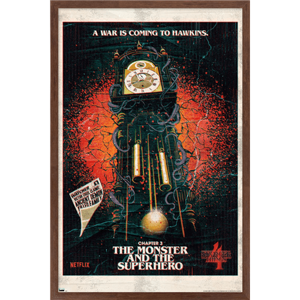 Netflix Stranger Things: Season 4 - The Clock Wall Poster, 22.375" x 34 ...