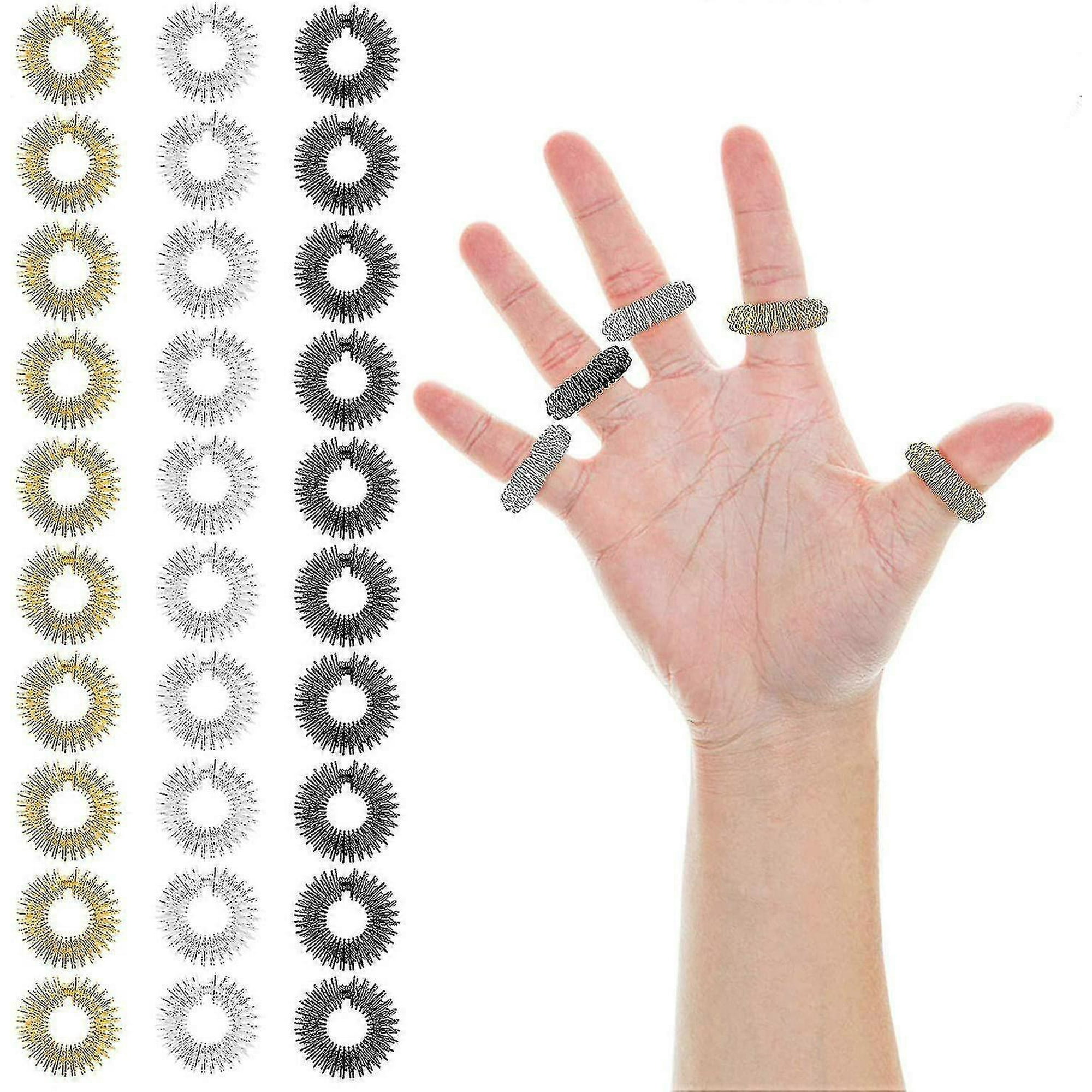 Click here for Geecy 30 Pcs Acupressure Finger Massage Ring Prick... prices