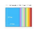 100 Sheets A4 Colored Copy Paper, 10 Vibrant Colors, Heavyweight ...