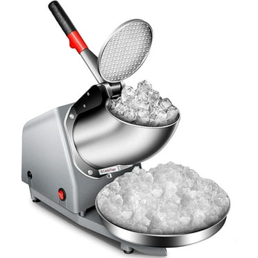 300W Electric Ice Shaver Shaved Machine Shaver Orange Shaved Ice Snow ...