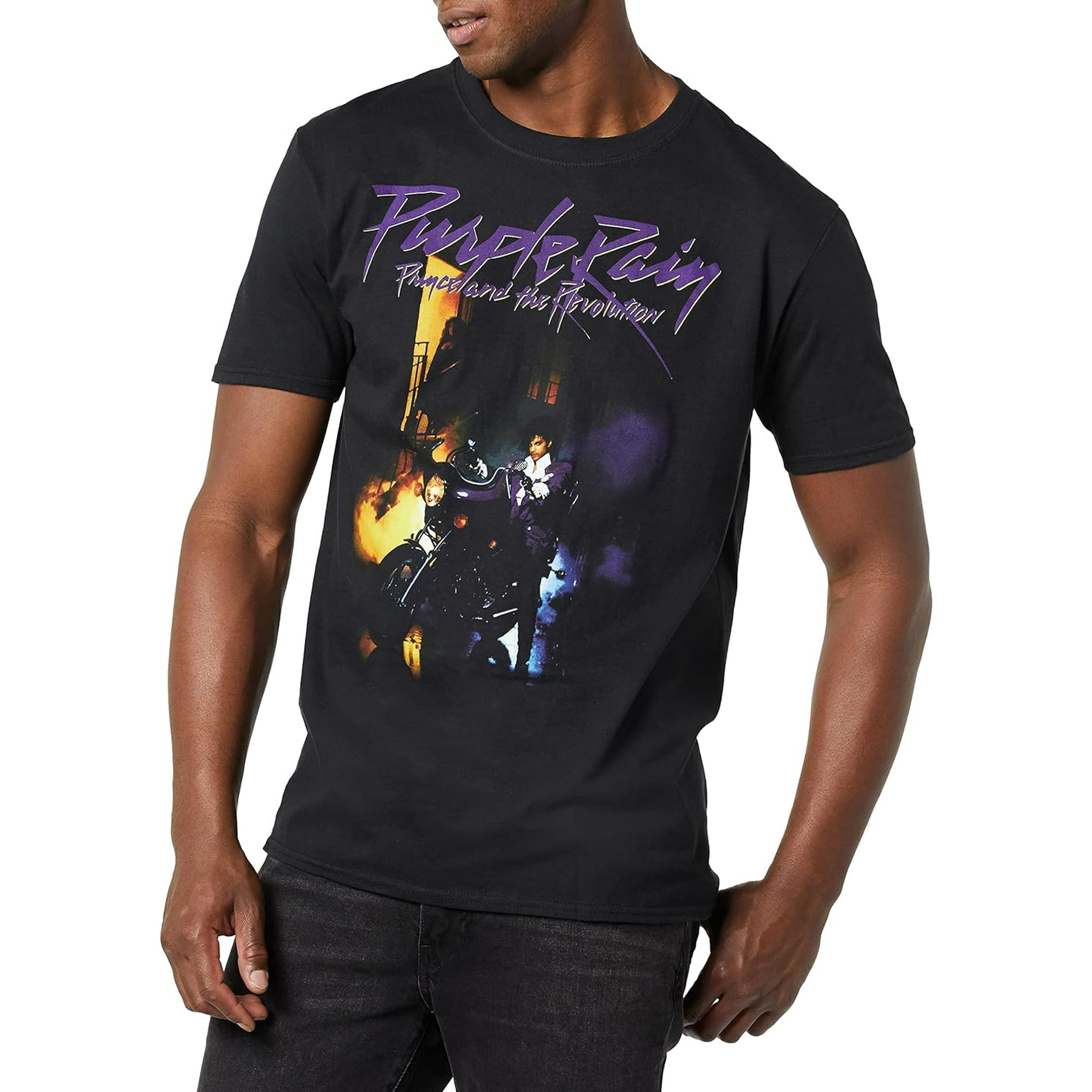 Click here for Haiker Prince Official Purple Rain Live Black T-Sh... prices