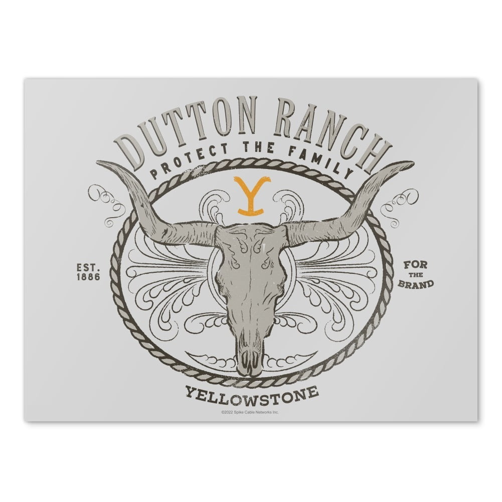 Yellowstone TV Show Badge Home Business Office Sign - Walmart.com