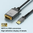 VGA Converter Cable to VGA Cord 1080P Video Connection Wire 2Meters ...