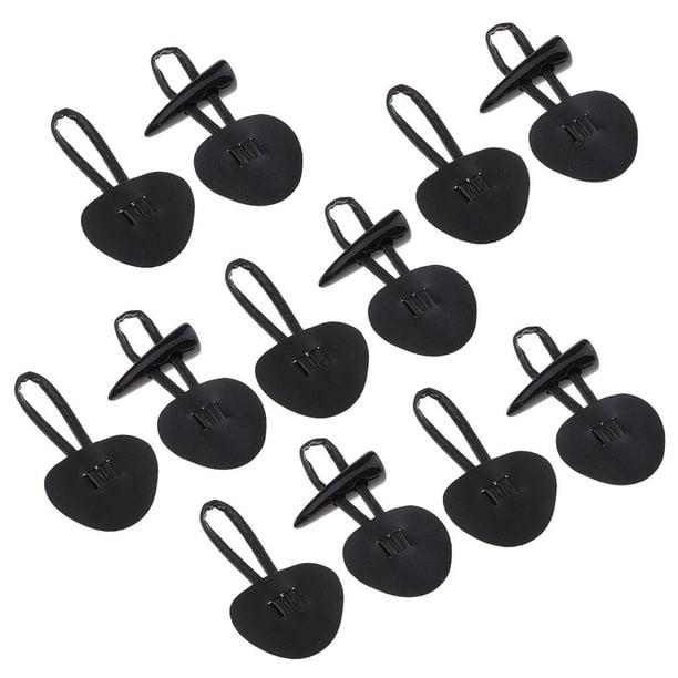 6 Leather Toggle Button Coat Jacket Duffle Sewing black and white Black ...