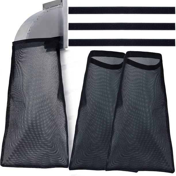 Trianu 3 Pack Dryer Vent Lint Bags Lint Traps Lint Dust Bag for Outdoor ...