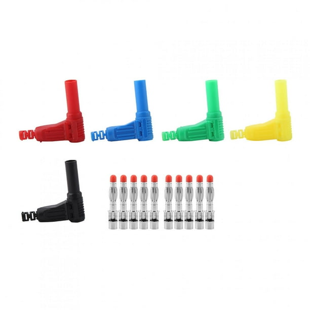 Banana Connector,10pcs P3014 4mm Banana Wire Banana Connector Cable ...
