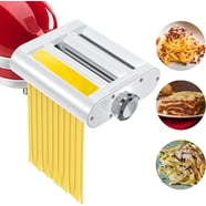 Kitchenaid KPRA Pasta Roller and cutter for Spaghetti and Fettuccine ...