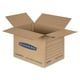 Bankers Box SmoothMove Basic Moving Boxes, Small, Kraft, Black, 25 / Carton (Quantity) - Walmart.com