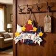 4th of July Patriotic Wooden Hanging Sign, Independence Day Home Decor ...