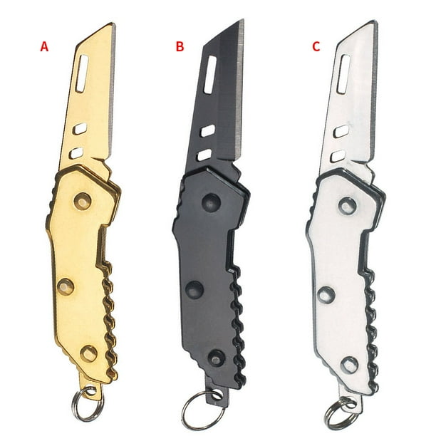 kurtrusly Survival Keychain Solidness Daily Use Folding Stainless ...