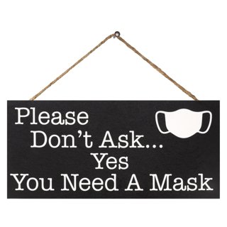 Koyal Wholesale Social Distancing Mask Required Business Signs, 50 ...