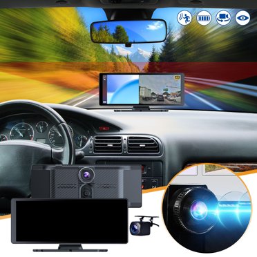 9.3 Inch Dash Cam 2.5K Wireless Apple Carplay Android Auto Car ...