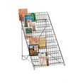 Walmart Black Floor Standing Multi-Tier Wire Rack with 10 Display ...