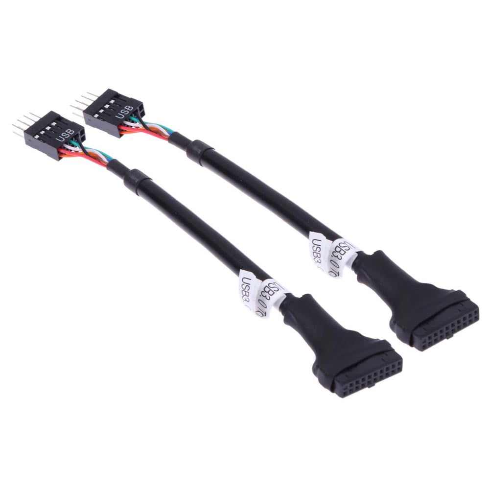 20/19 Pin USB3.0 Female to 9 Pin USB2.0 Male Motherboard Cable ...