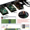 RS01 1U Rack Mount for Raspberry Pi5/4B with four RS-P11 Expansion ...