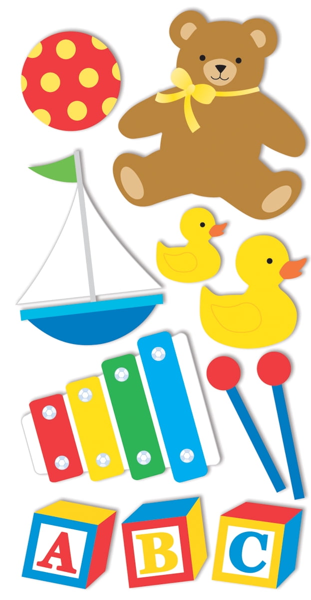 SandyLion Essentials Dimensional Stickers-Baby Toys | Walmart Canada