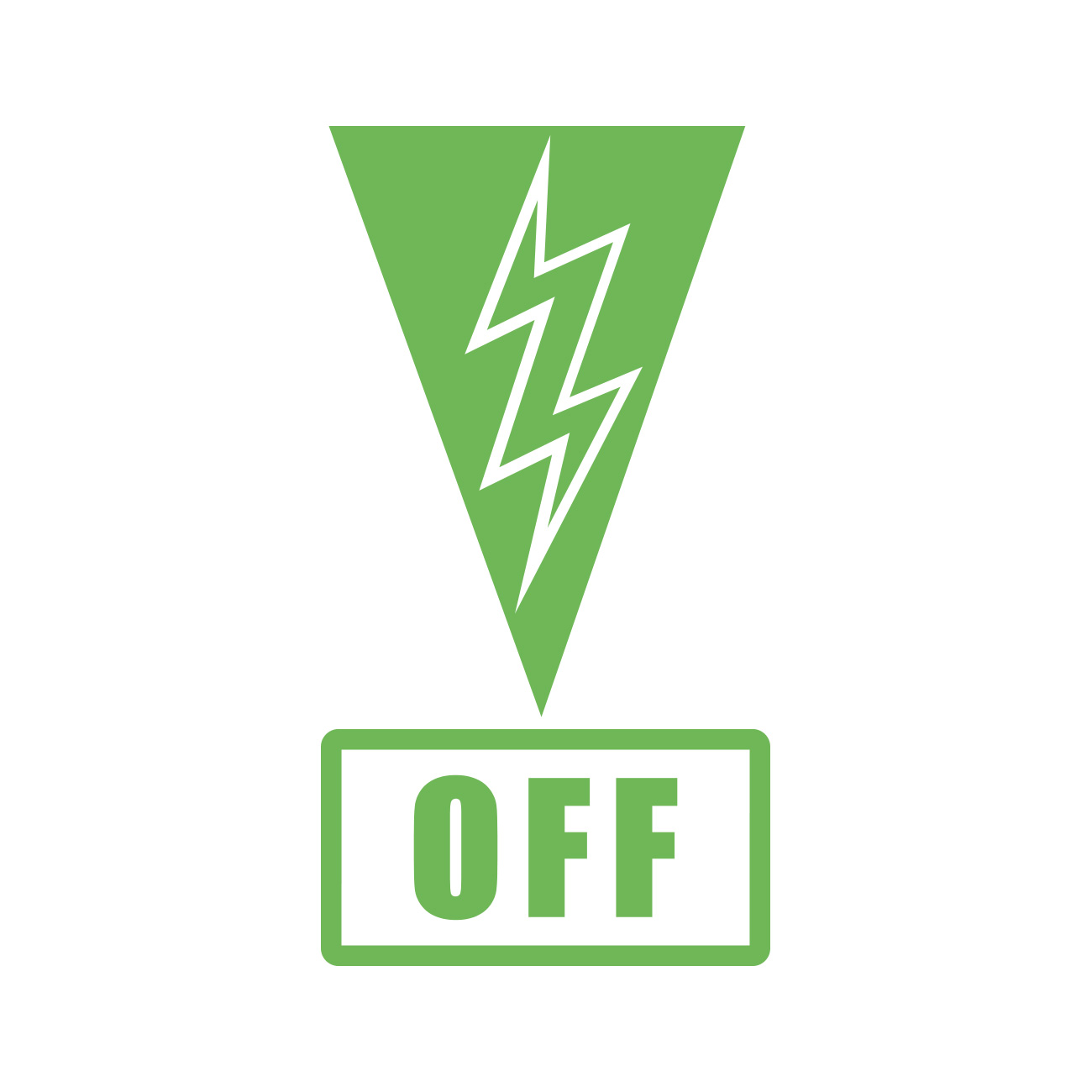 Master Switch OFF Sticker Decal Die Cut - Self Adhesive Vinyl ...