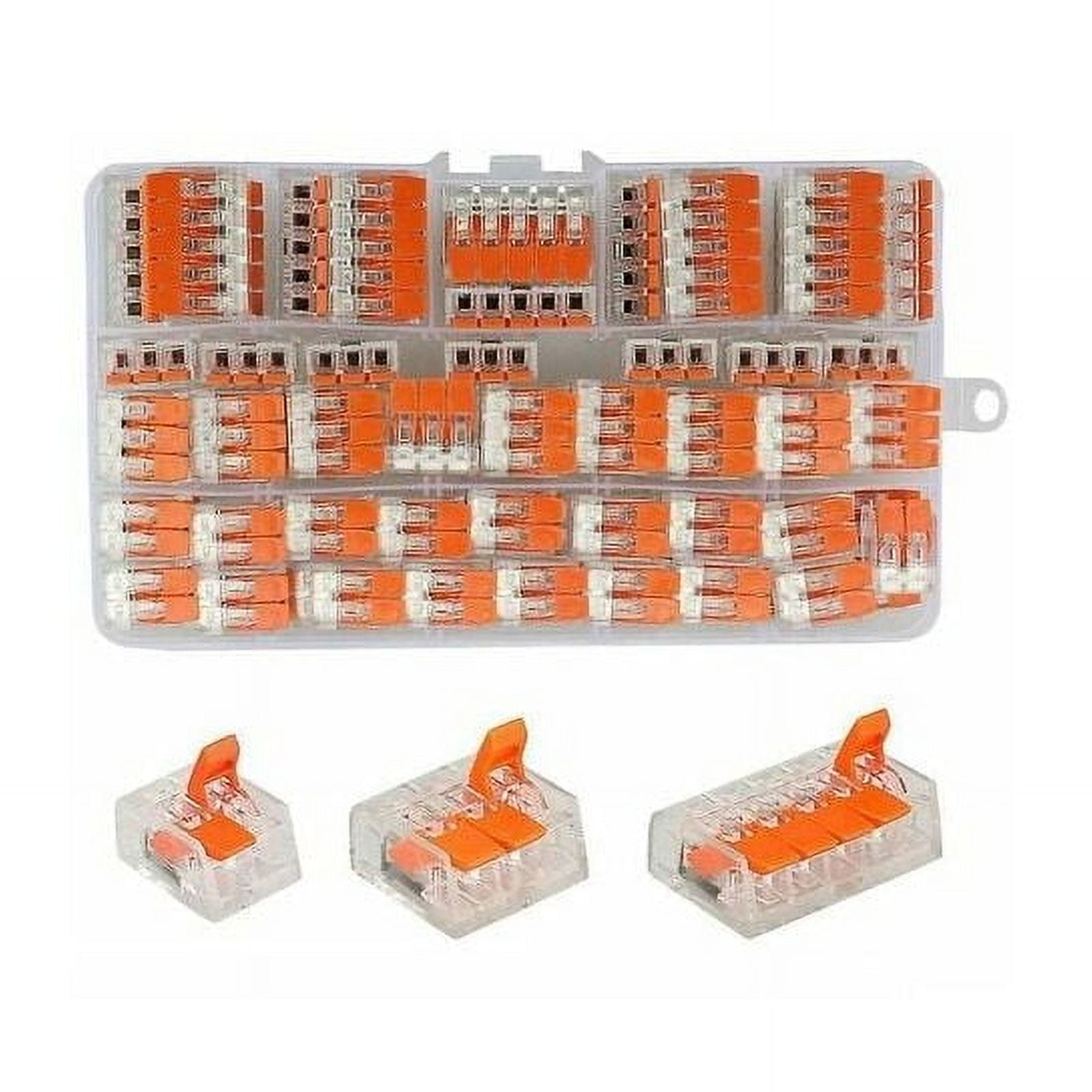 Conectores de cables con palanca de cableado rápido, kit de conector ...