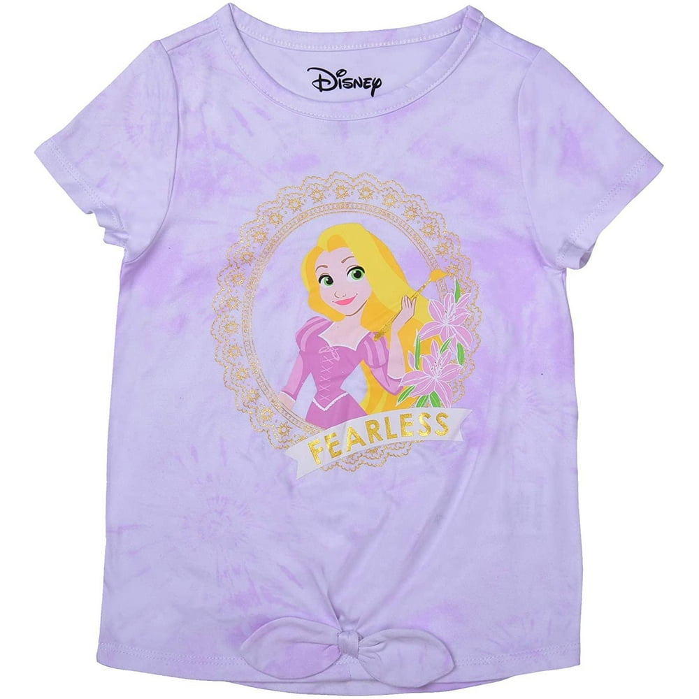 Disney - Disney Princess Rapunzel Girls Short Sleeves Tee Shirt for ...