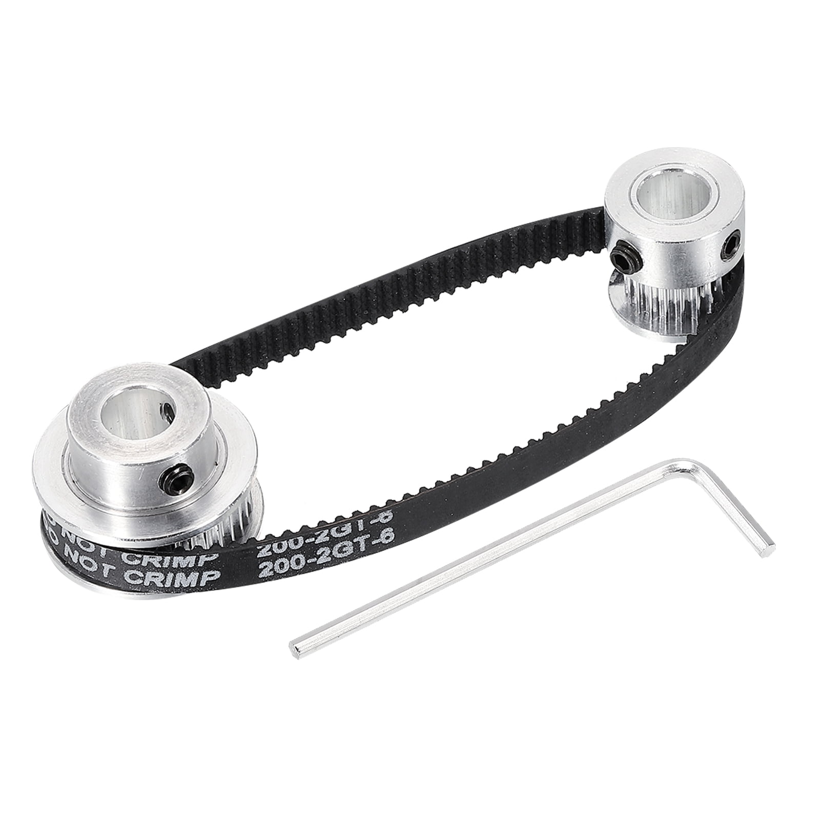 Uxcell Timing Pulley 20&36 Teeth 8mm Bore Synchronous Wheel with Belt ...