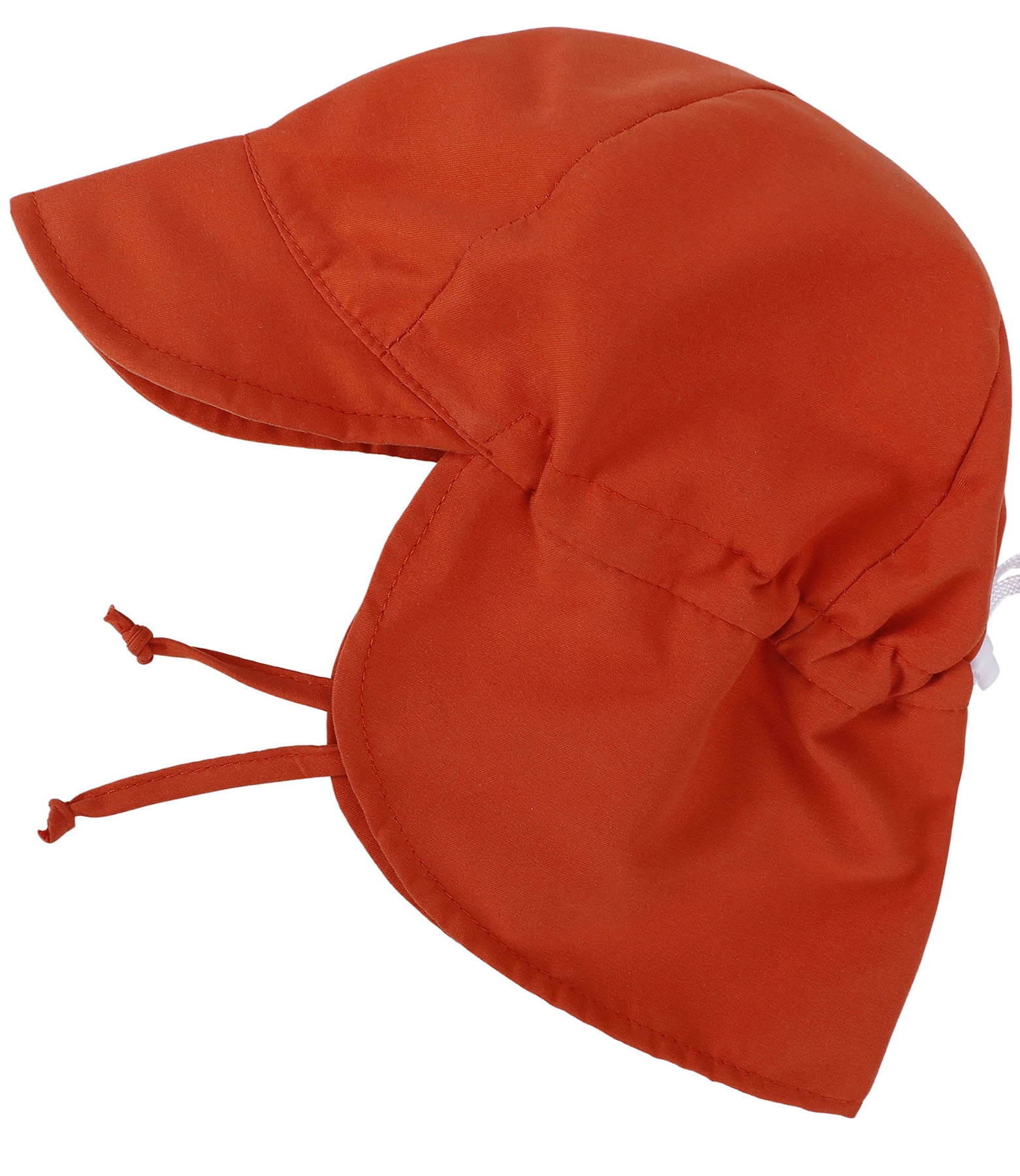 UPF 50+ UV Ray Sun Protection Baby Hat w/ Neck Flap & Drawstring,Orange ...