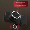 Keyless Glass Cabinet Lock Cabinet Combination Lock Twist Knob Hasp ...