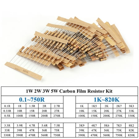 Plastic Carbon Film Resistor Removable Reusable Professional Adjustable ...