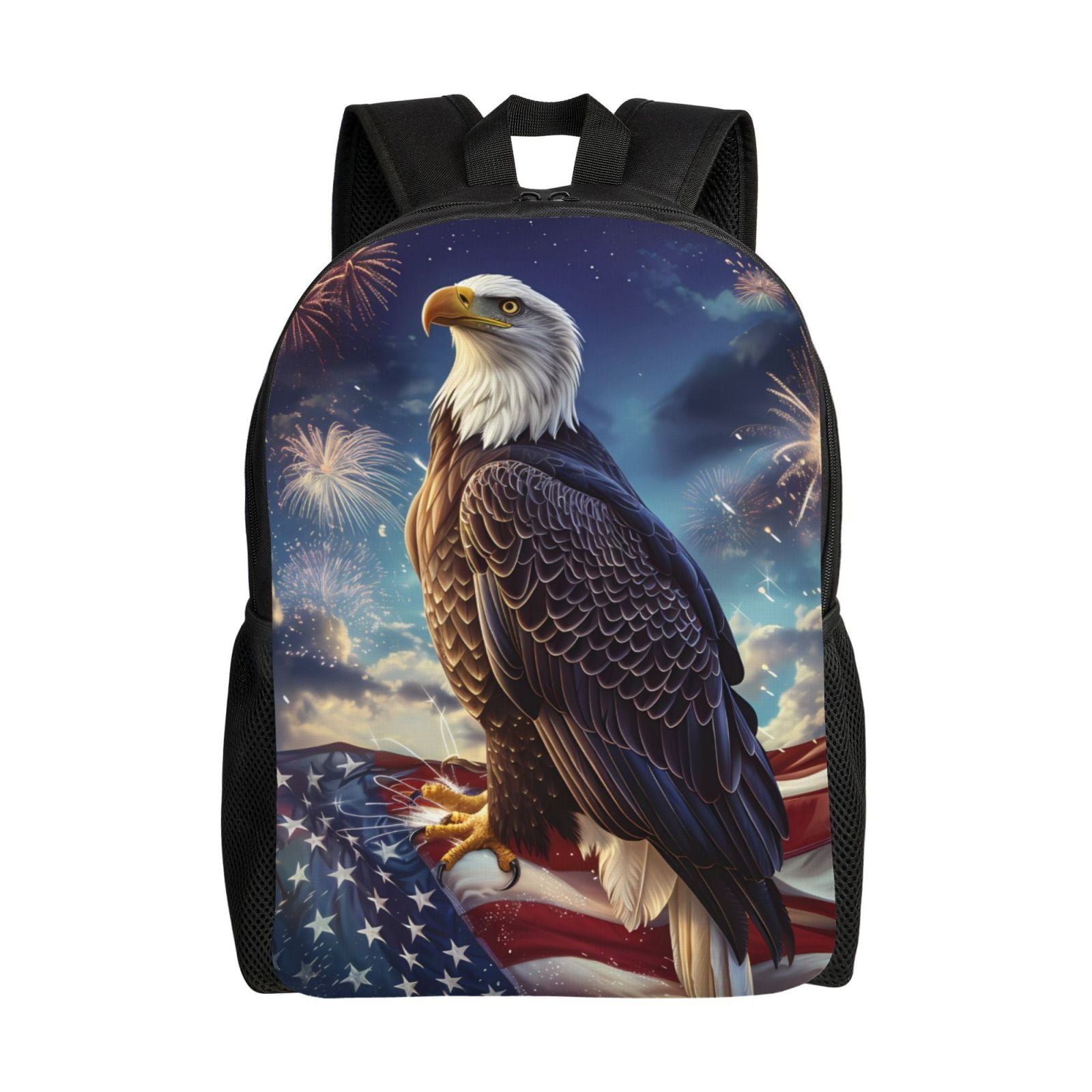 Easygdp Night Sky Bald Eagle Mochila Versátil y Elegante: Comodidad ...