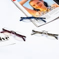 DOOViC Blue Light Blocking Reading Glasses Women Rimless 3.00 ...