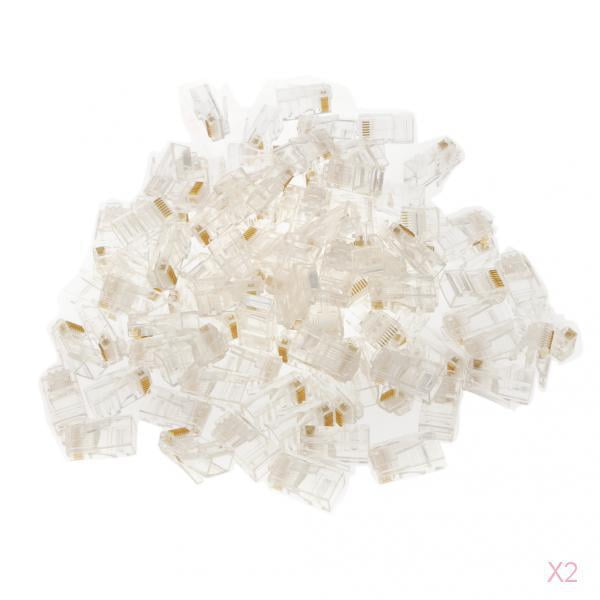 Conector De Red LAN Modular Modular De 200 Piezas Cable Ethernet ...