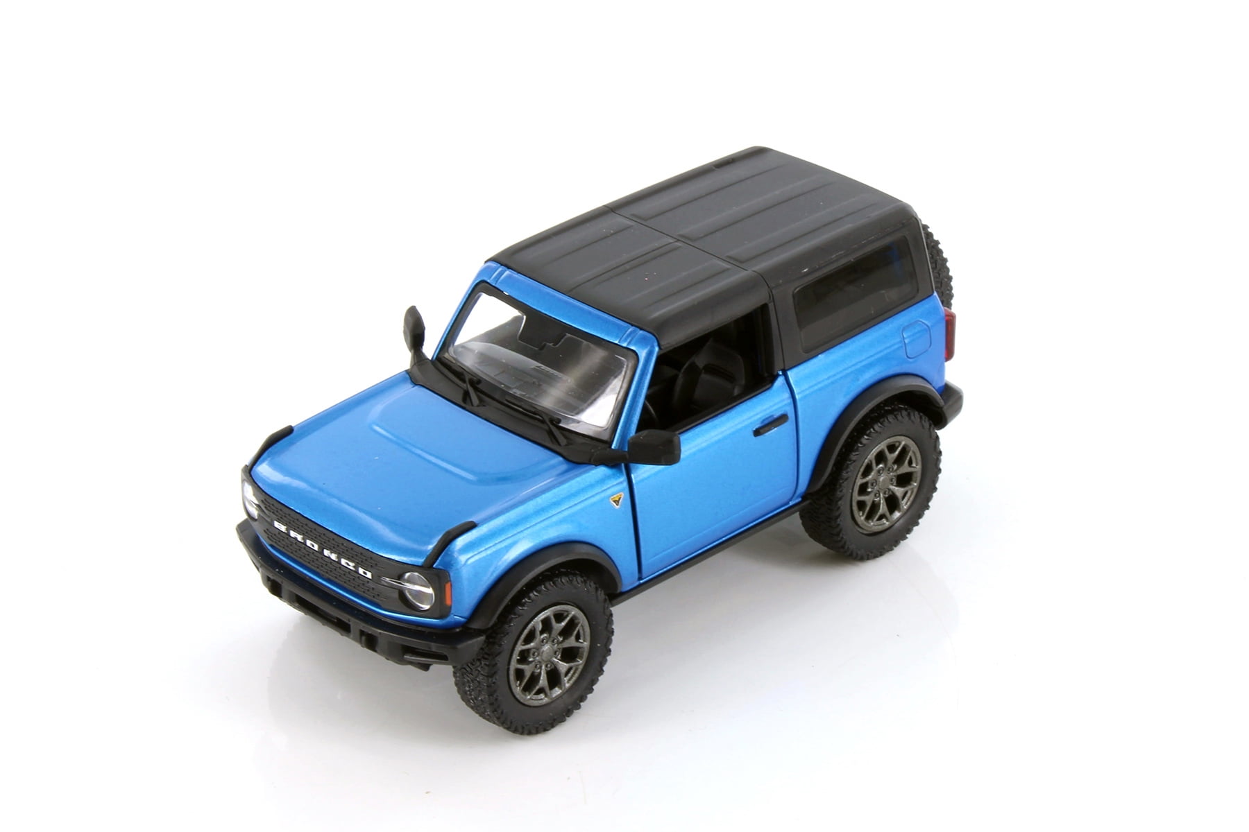2022 Ford Bronco Closed Top, Blue - Kinsmart 5438DA/B - 1/34 Scale ...