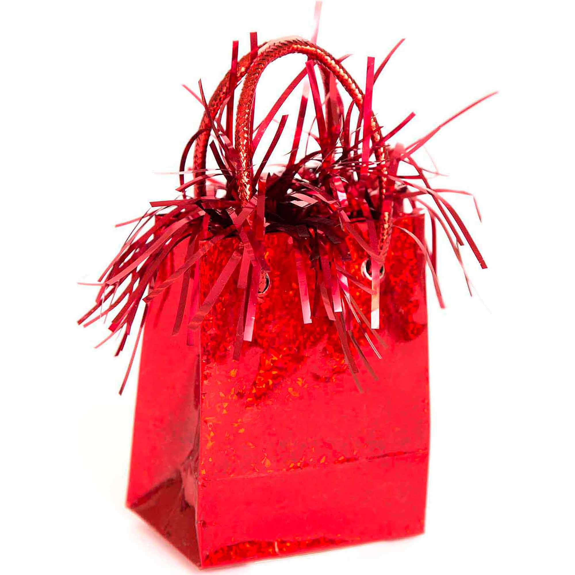 Gift Bag Shaped Balloon Weight, Red, 1ct - Walmart.com