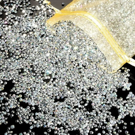 10000 Pieces Bling Bling Acrylic Rhinestones Wedding Table Scatter ...