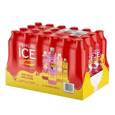 Sparkling Ice Starburst Flavoured Sparkling Water Variety Pack 503 mL (24/CASE)- LIMITED EDITION ...