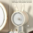 BIMZUC Wall‑Mounted Rabbit‑Themed Toilet Paper Holder with Transparent ...