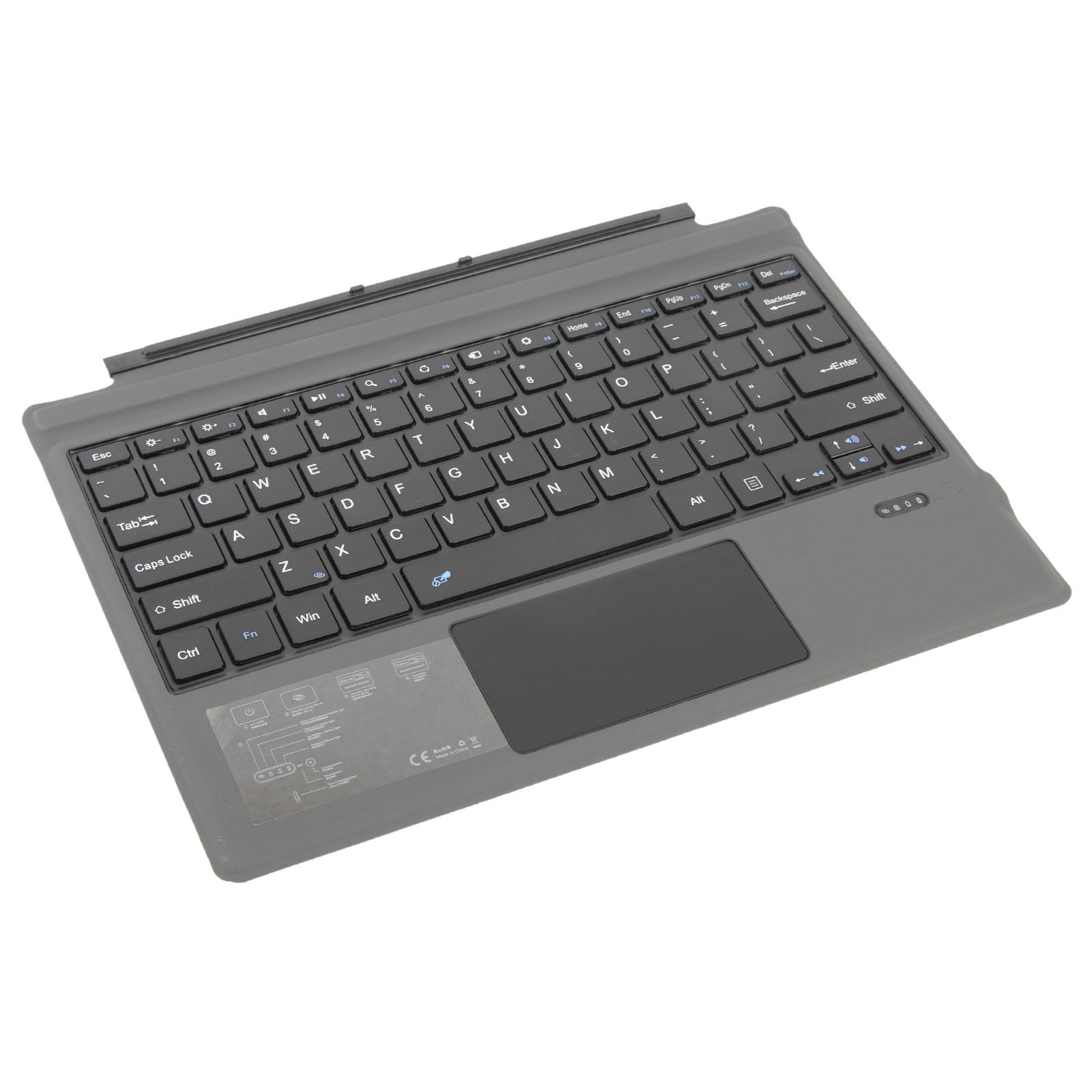 Portable Keyboard, Magnetic Tablet Keyboard Quiet Typing Ultra Slim ...