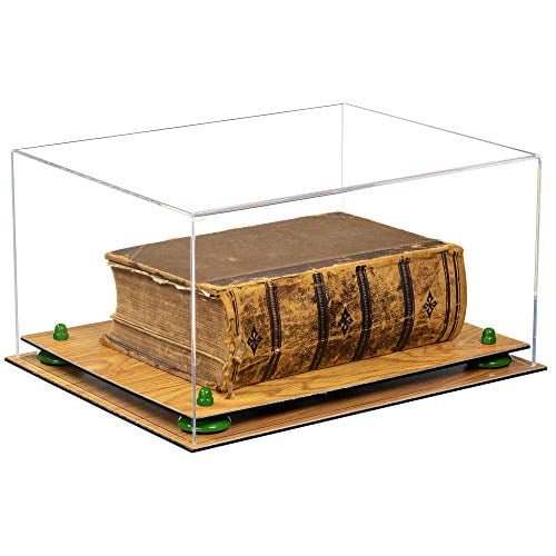 Better Display Cases Clear Acrylic Book Display Case 15.25" x 12" x 8 ...