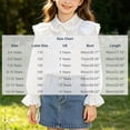 Timegard Girls Long Sleeve Shirts Lace Cute Tops Button down Shirts ...