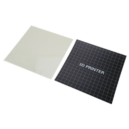 3D Printer Removable Fiberglass Heatbed Build Plate + Platform Sticker ...